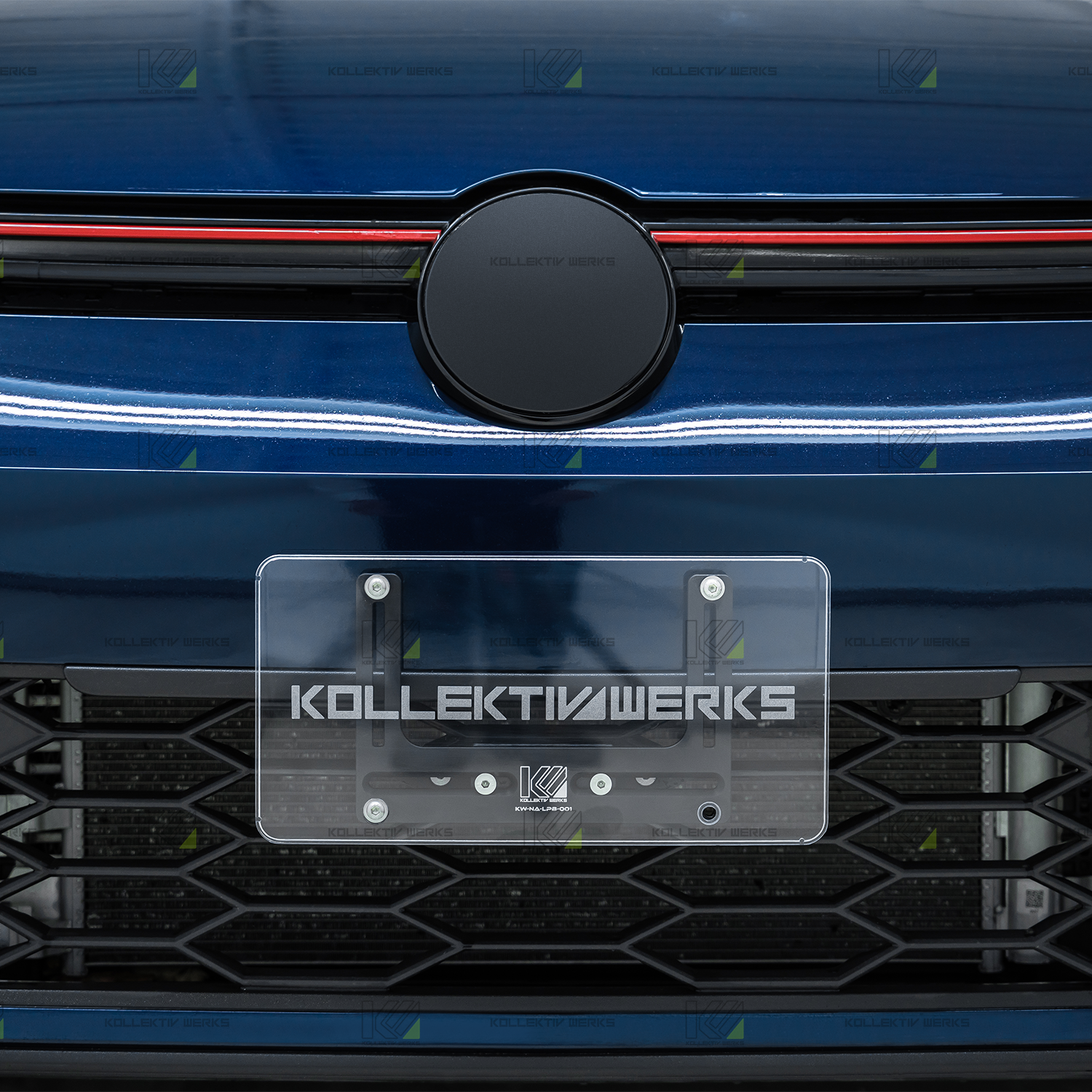 VW - MK8 - GTI - KW No Drill Center Mount License Plate Holder (2022-2 ...