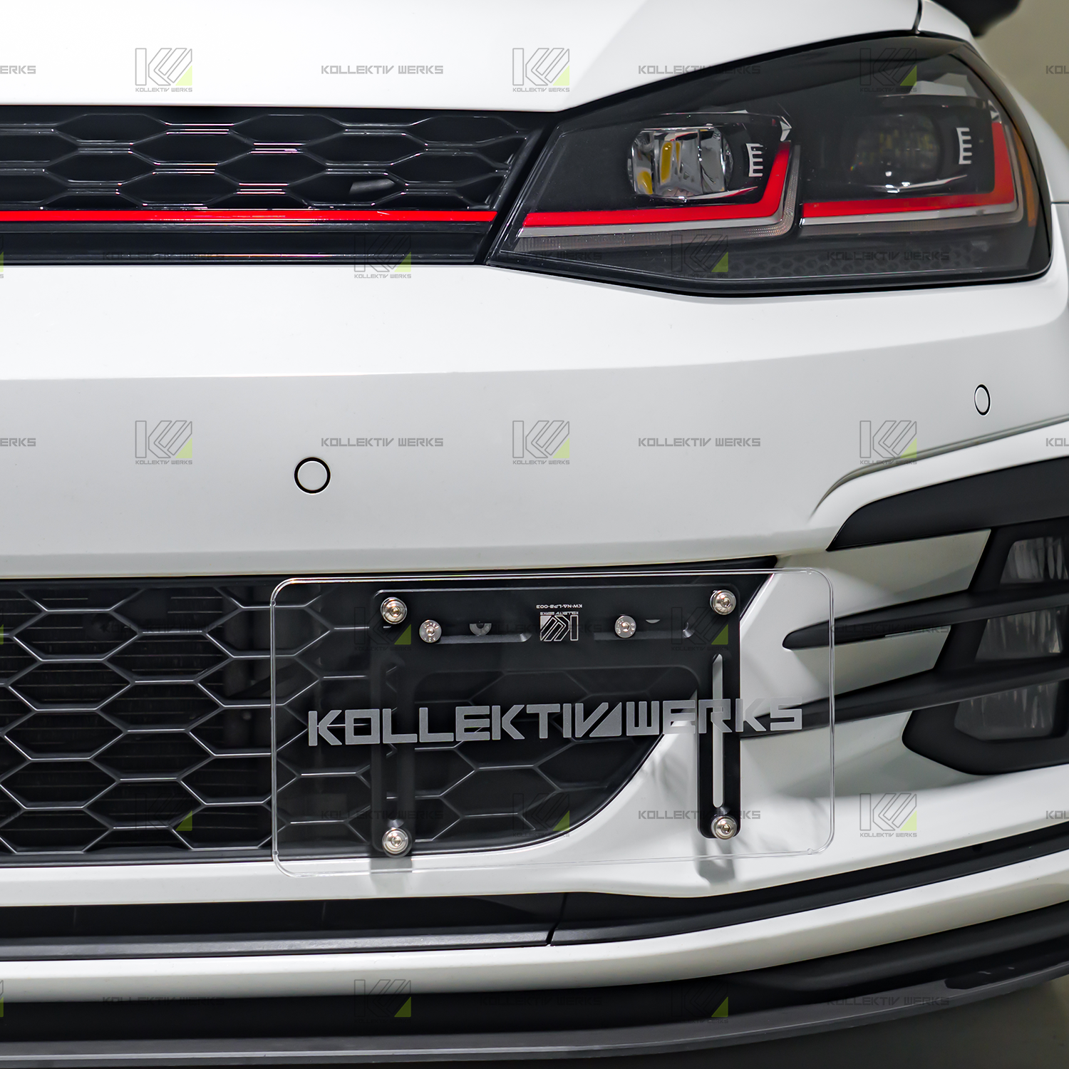 VW - MK7.5 - GTI - KW No Drill Side Mount License Plate Holder (2018-2 ...