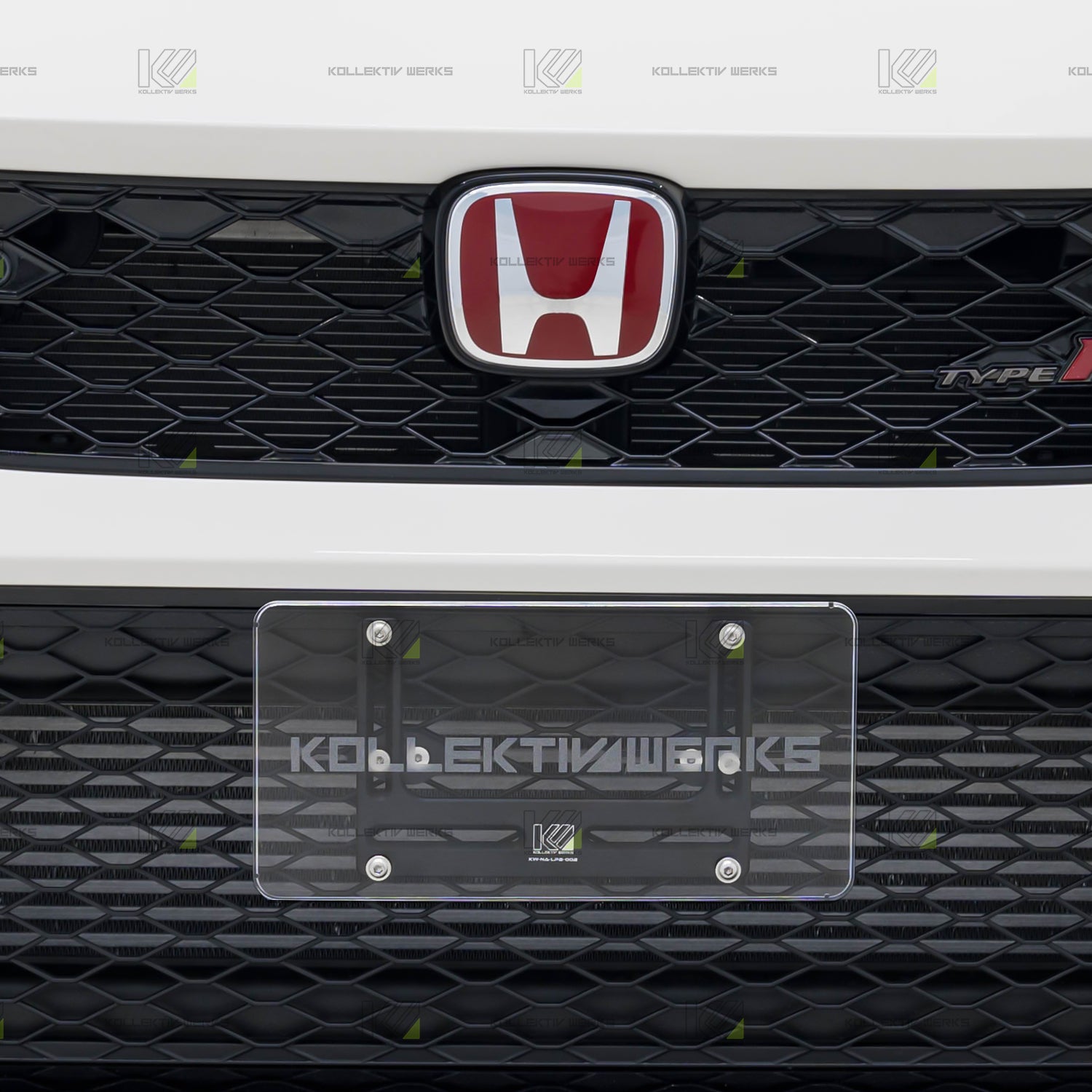Honda - 11th Gen - Civic Type R - KW No Drill Center Mount License Pla ...