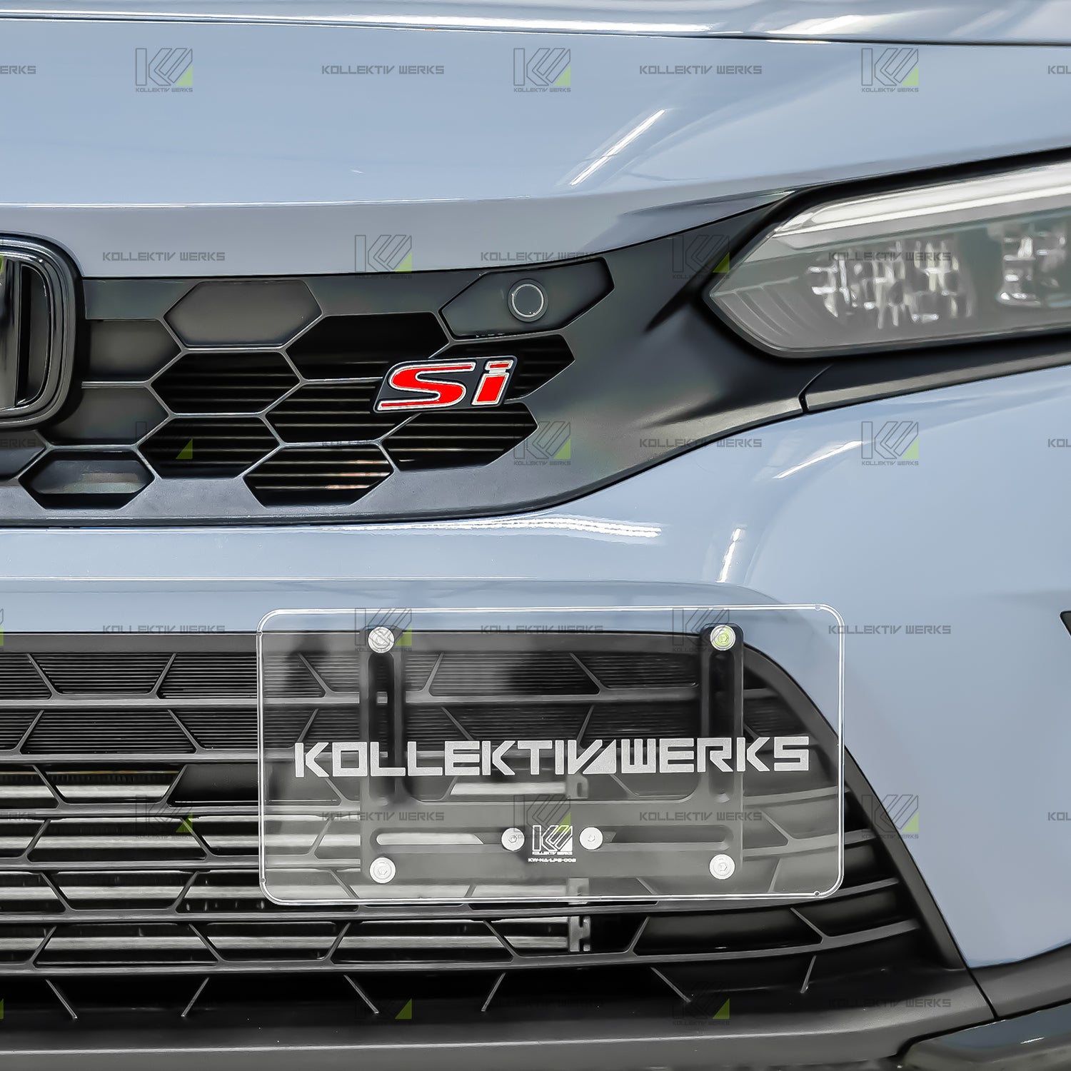 Honda - 11th Gen - Civic - KW No Drill Side Mount License Plate Holder ...