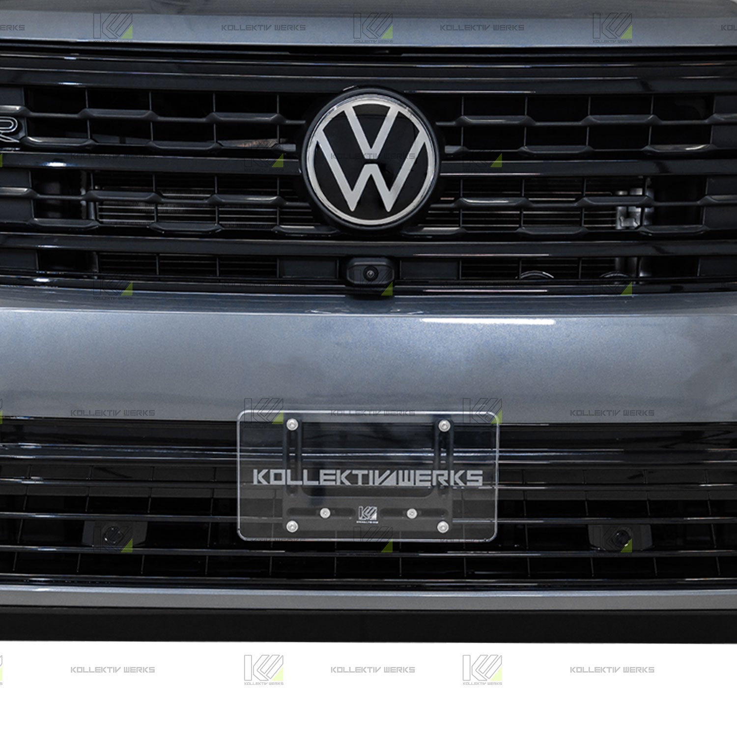 VW - MK1.5 - Atlas - R-Line - KW No Drill Center Mount License Plate H ...